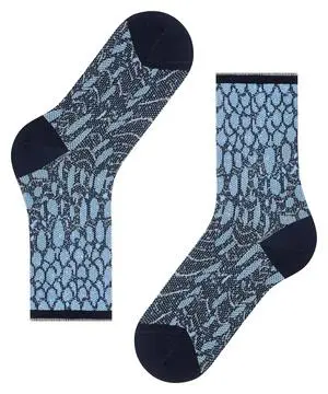 Falke Owl Rhapsody Socks - Blue