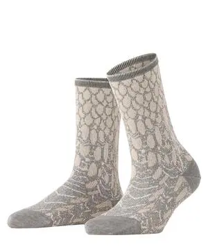 Falke Owl Rhapsody Socks - Grey
