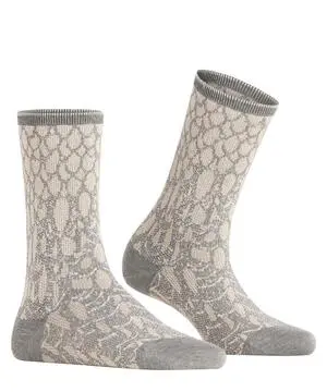 Falke Owl Rhapsody Socks - Grey