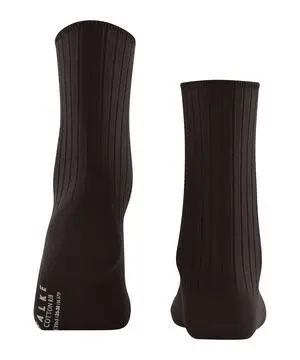 Falke Cotton Rib Socks - Brown