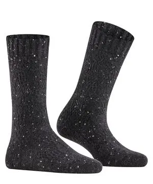 Falke Mountain Comfort Boot Socks - Black