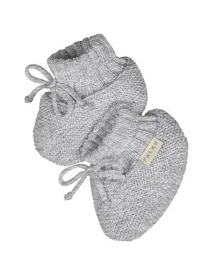 Falke Knitted Bootsock Babies Boot Socks Grey
