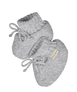 Falke Knitted Bootsock Babies Boot Socks - Grey