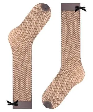 Falke Miss Ribbon Knee High Socks - Grey