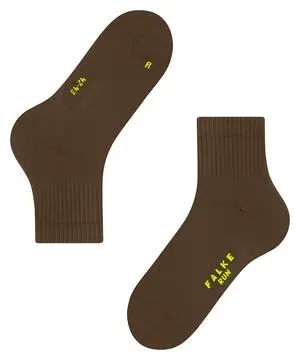 Falke Run Rib Short Socks - Brown