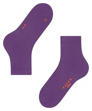 Falke Run Rib Short Socks - Purple