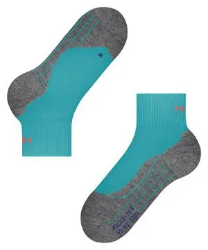 Falke Tk5 Wander Cool Short Trekking Short Socks - Blue
