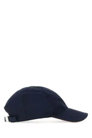 Gucci Navy Cotton Blend Baseball Cap