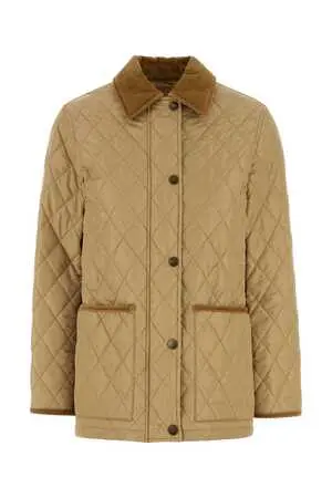 Burberry Beige Nylon Jacket - Brown