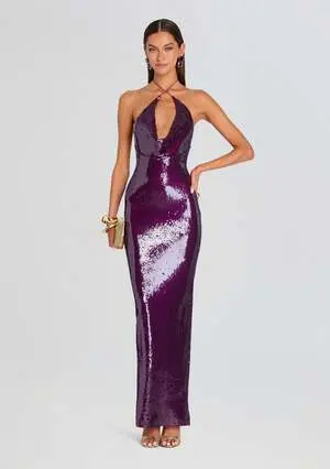 Retrofete Gardenia Sequin Dress - Violette