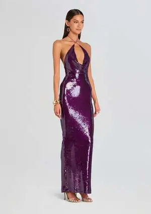 Retrofete Gardenia Sequin Dress - Violette