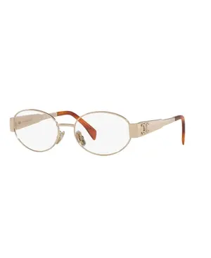 Celine Metal Triomphe Cl50140u Polarized Eyeglasses - Gold