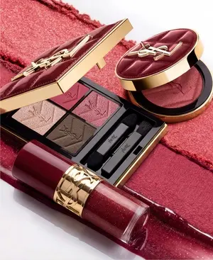 Saint Laurent Holiday Exclusive Couture Mini Eyeshadow Clutch - No Color