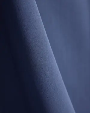 Giorgio Armani Shirt Cashmere Regular Fit Silk Triple Georgette - Blue