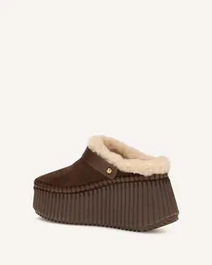 Chloé Nama Wedge Mules