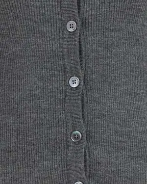 Thom Browne Ribbed Merino Wool Cardigan