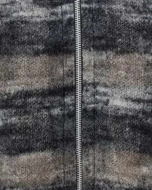 Our Legacy Hooded Checked Knit Sweatshirt - Grey