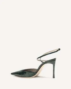 TOM FORD Crocodile-print Leather Pumps