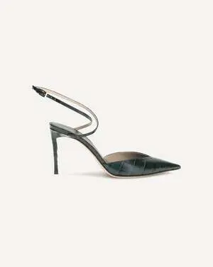 TOM FORD Crocodile-print Leather Pumps