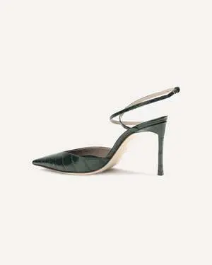 TOM FORD Crocodile-print Leather Pumps