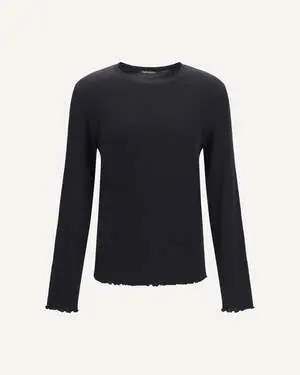 Our Legacy Ribbed Cotton-blend - Black