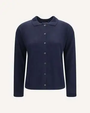 WEEKEND MAXMARA Chiara Virgin Wool Cardigan Feale - Blue