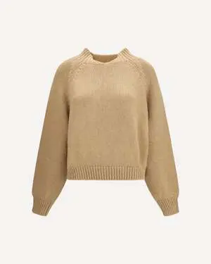 Khaite Cain Cashere Sweater Feale - Beige