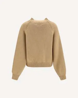Khaite Cain Cashere Sweater Feale - Beige
