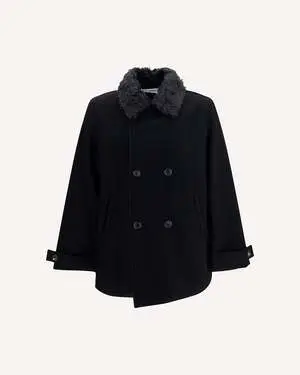Our Legacy Wage Double-breasted Coat - Black