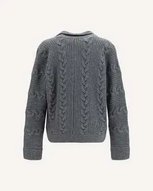 Versace Knitted Button Cardigan