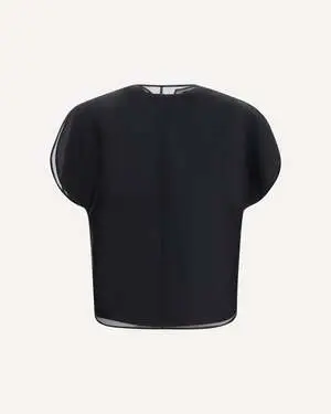 Khaite Briar Silk Organza Top