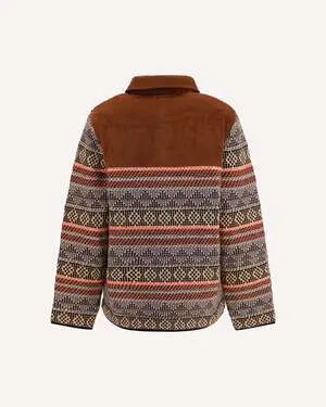 Guest In Residence Wetern Indutry Geometric Jacket - Brown