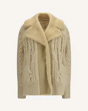 Ermanno Scervino Virgin Wool Sweater Beige
