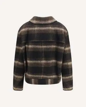 MARANT ETOILE Galeane Wool-blend Short Coat - Black