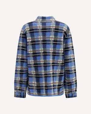 Guest In Residence Checked Cashere Shirt Feale