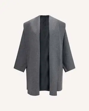 TOTEME Wool Hooded Coat Feale - Grey