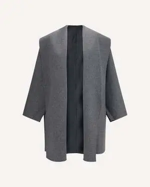 TOTEME Wool Hooded Coat Feale - Grey