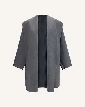 TOTEME Wool Hooded Coat Feale - Grey