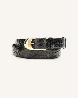 Khaite Dome Leather Belt