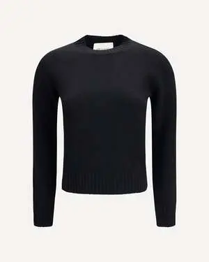 AMI Paris Ai De Coeur Sweater Feale - Black