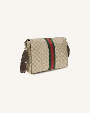 Gucci Medium Web Stripe Shoulder Bag