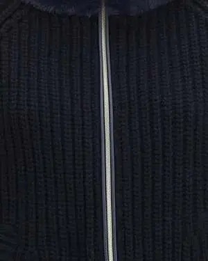 Herno High-neck Fur Jacket