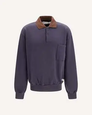 GR10K Replicated 30001 Sweatshirt Polo - Blue