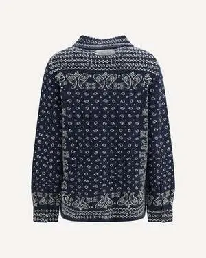 Guest In Residence Wild Rag Work Cashere Shirt Feale