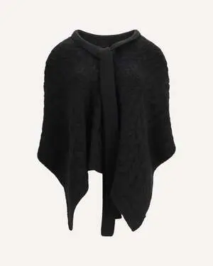 Ermanno Scervino Cashmere Cape - Black