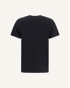 Balmain Embroidered Jersey T-shirt Femae - Black