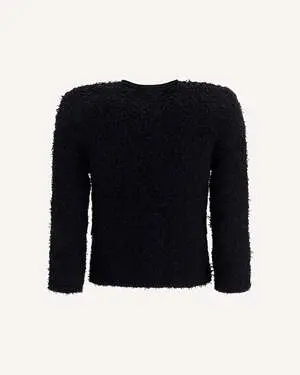 Balmain Double-breasted Tweed Cropped Jacket With Logo Buttons
