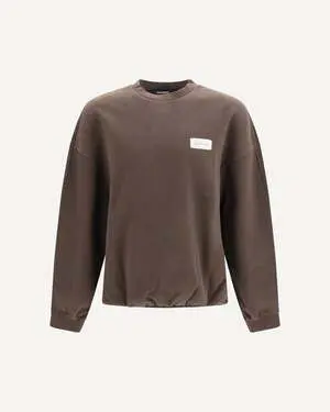 Jacquemus Le Sweatshirt Ontaigne Crewneck Sweatshirt Ale - Brown