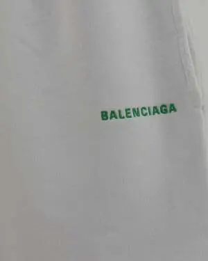 Balenciaga Bodies Cotton Shorts Ale - White