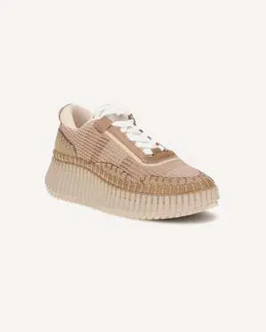 Chloé Nama Sneakers - Beige